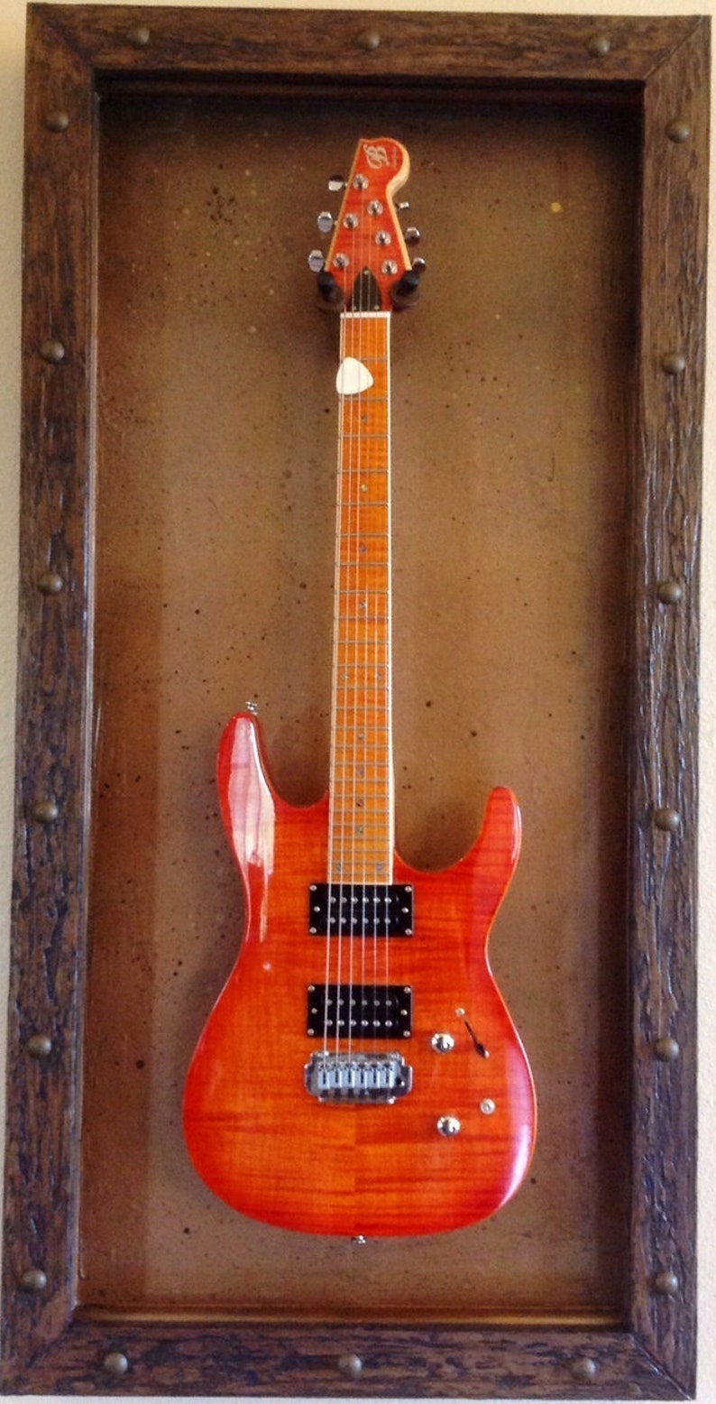 Guitar Display Frame or Case "copper Field" G Frames - Etsy