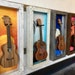 Ukulele Display rising Sun G-frames - Etsy