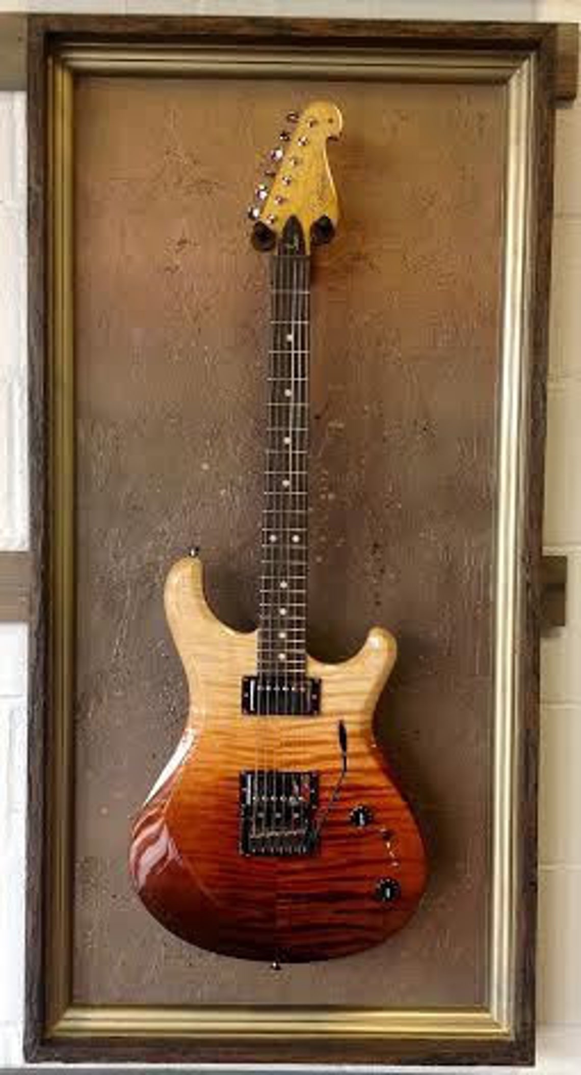 Guitar Display Frame or Case "copper Field" G Frames - Etsy