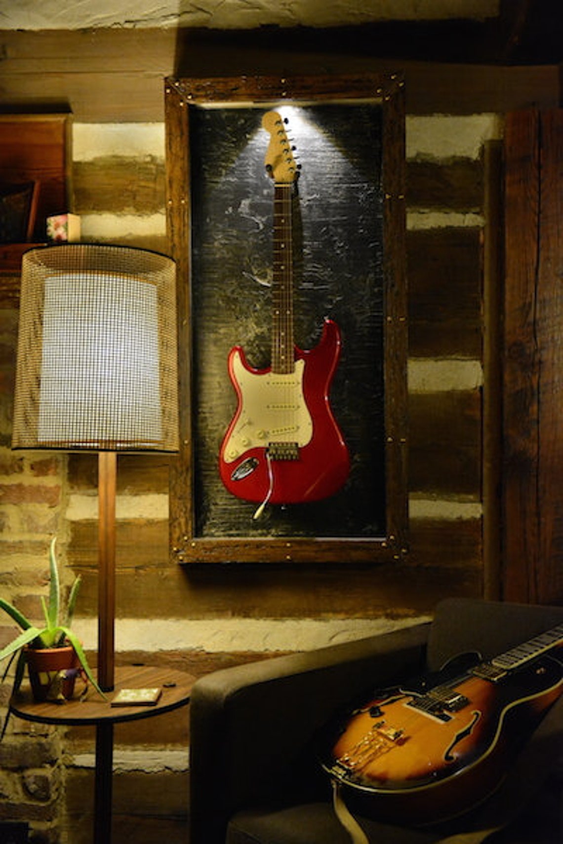 Guitar Display Frame or Case the Black Pearl | Etsy