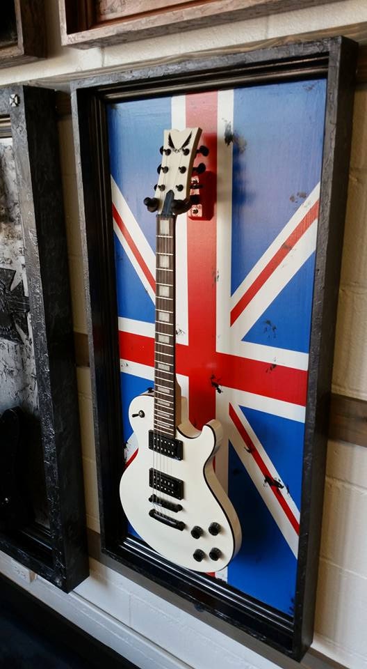 Guitar Display Frame or Case "union Jack" G Frames - Etsy
