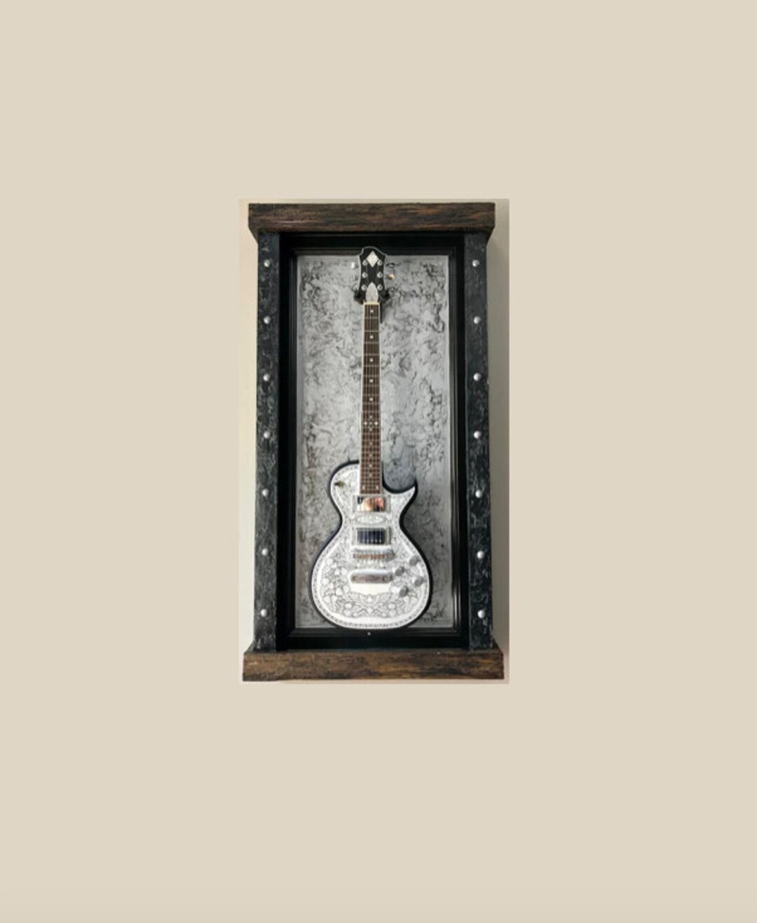 Guitar Display Frame "jail House Rock" G Frames - Etsy