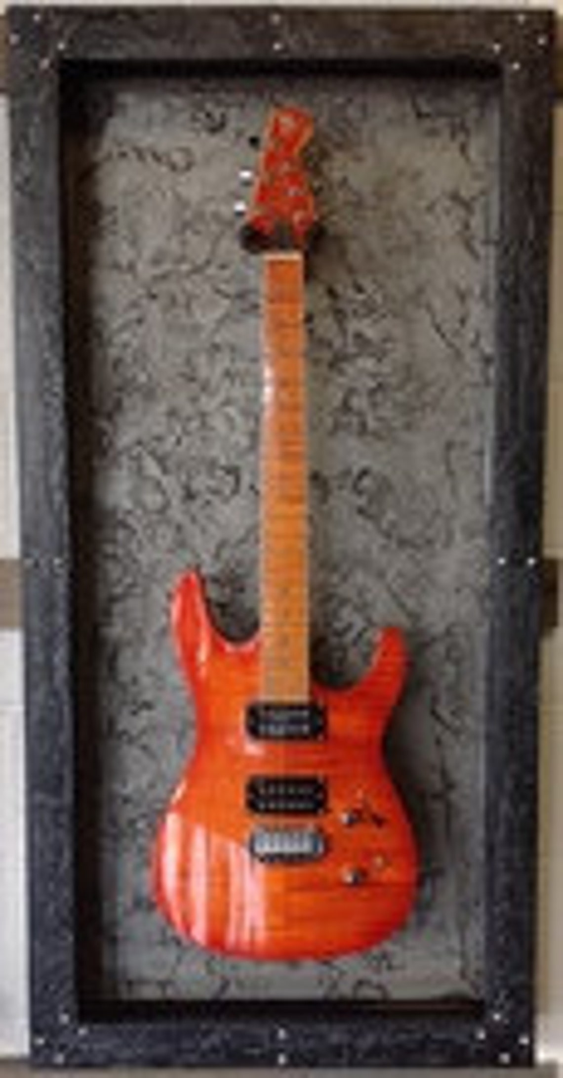 Guitar Display Frame or Case "heavy Metal" G Frames - Etsy