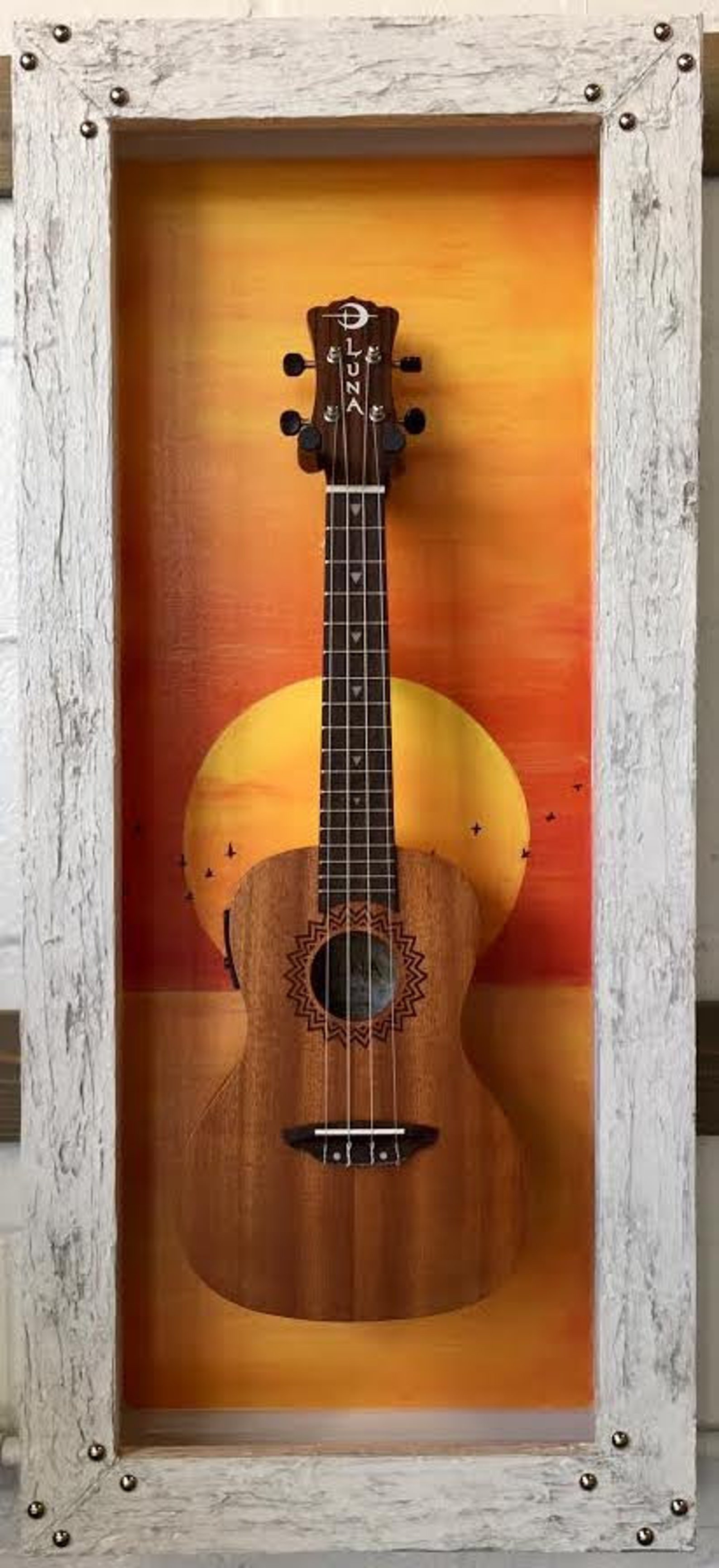 Ukulele Display rising Sun G-frames | Etsy