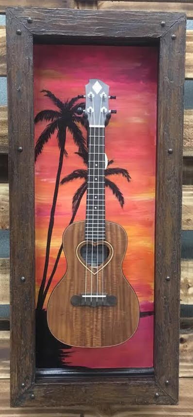 Ukulele Display morning Sunlight G-frames | Etsy