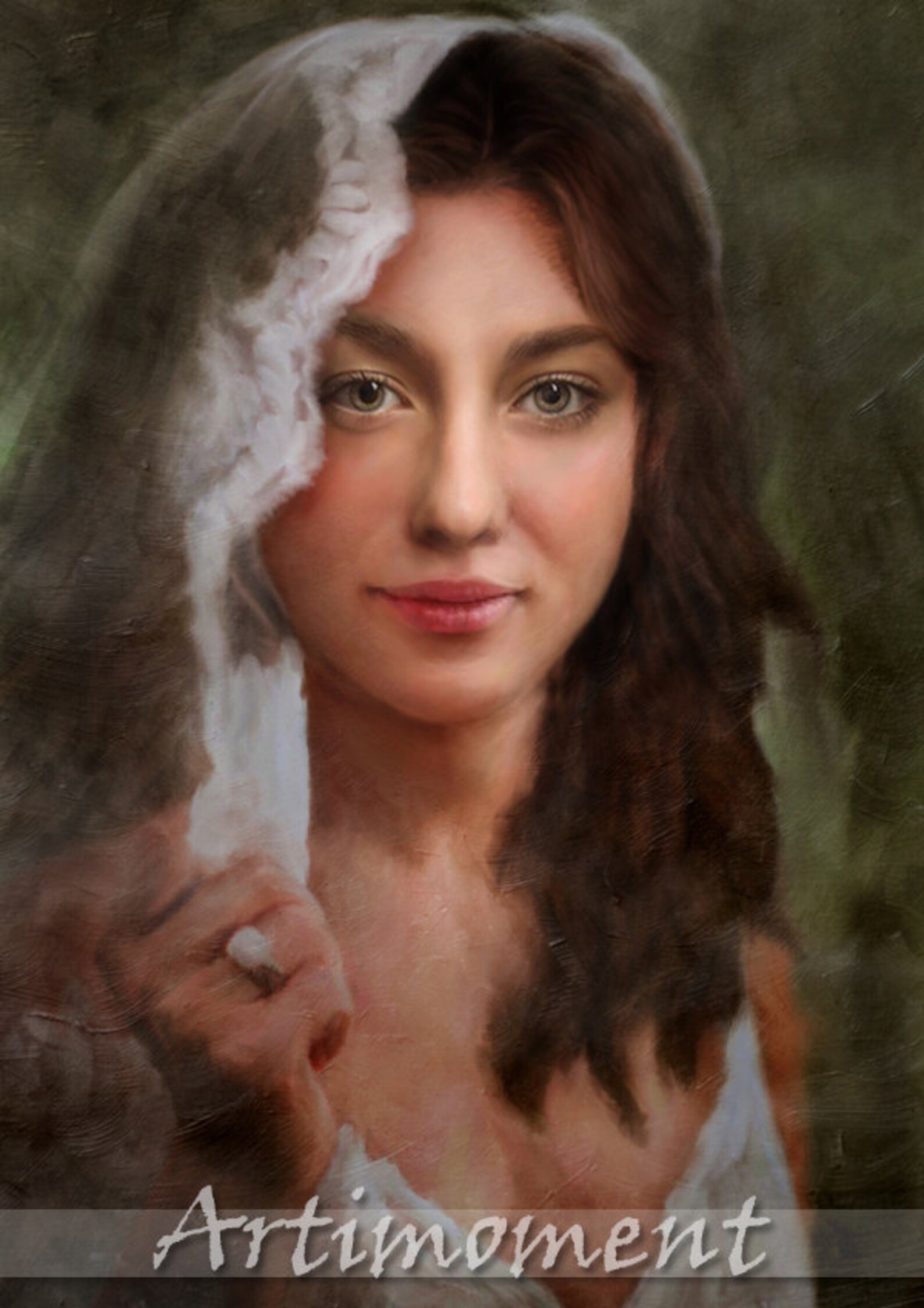 Custom Portrait Custom Wedding Portrait Engagement - Etsy