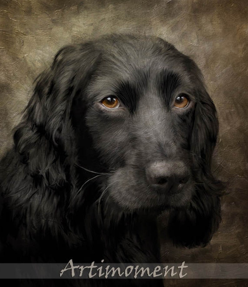 Custom Portrait Custom Pet Portrait Personalized Dog | Etsy