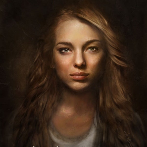 Lady Portrait - Etsy