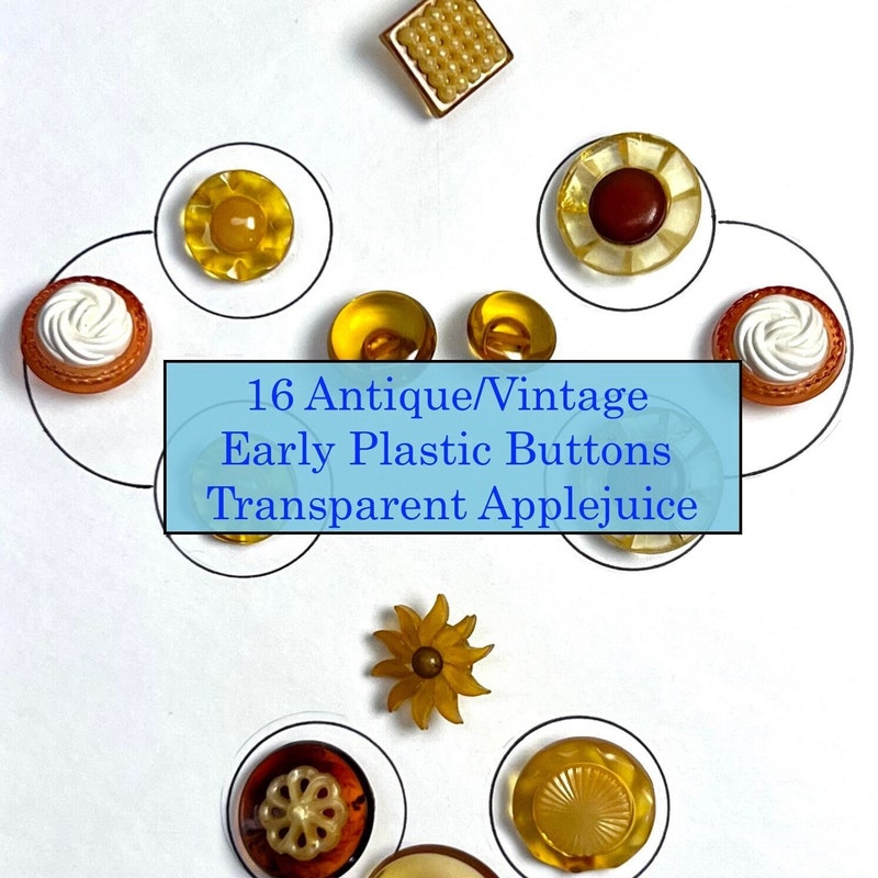 Lucite Buttons - Etsy