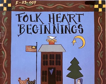 Folk Art Heart | Etsy