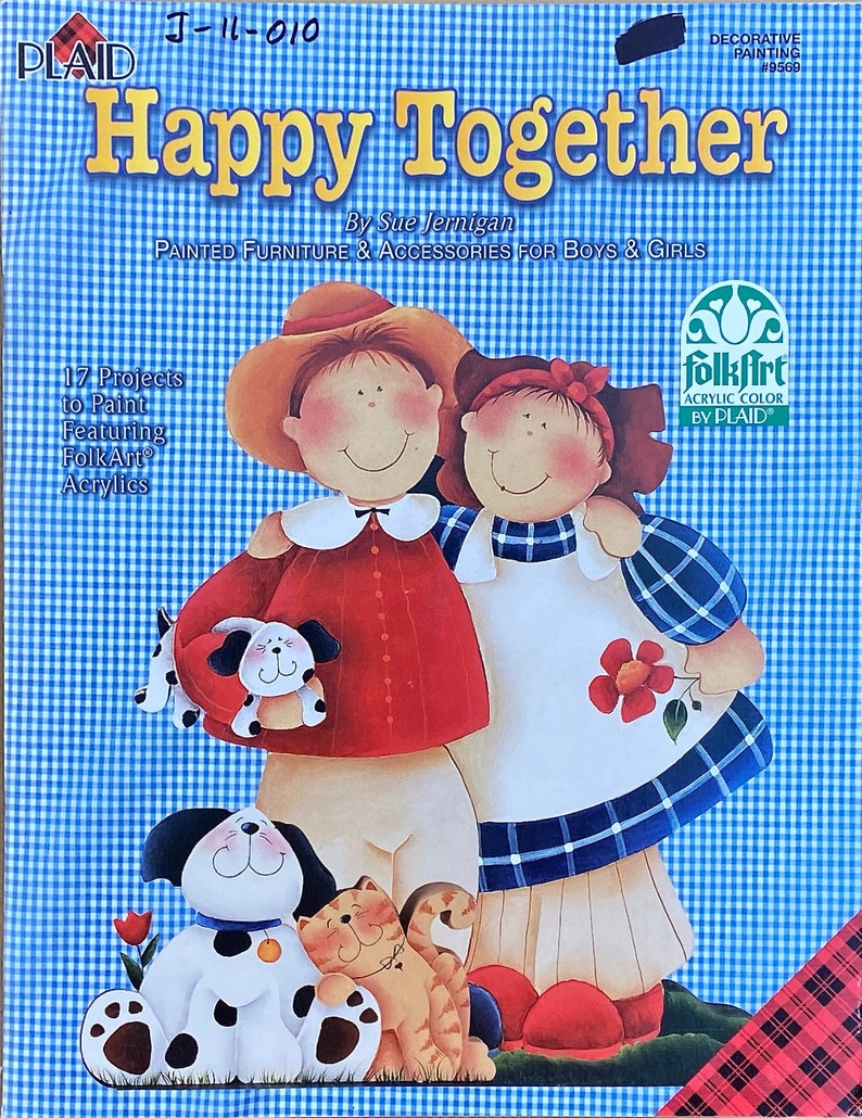 Happy Together Painting Projects Book: Sue Jernigan Plaid #9569 - Etsy