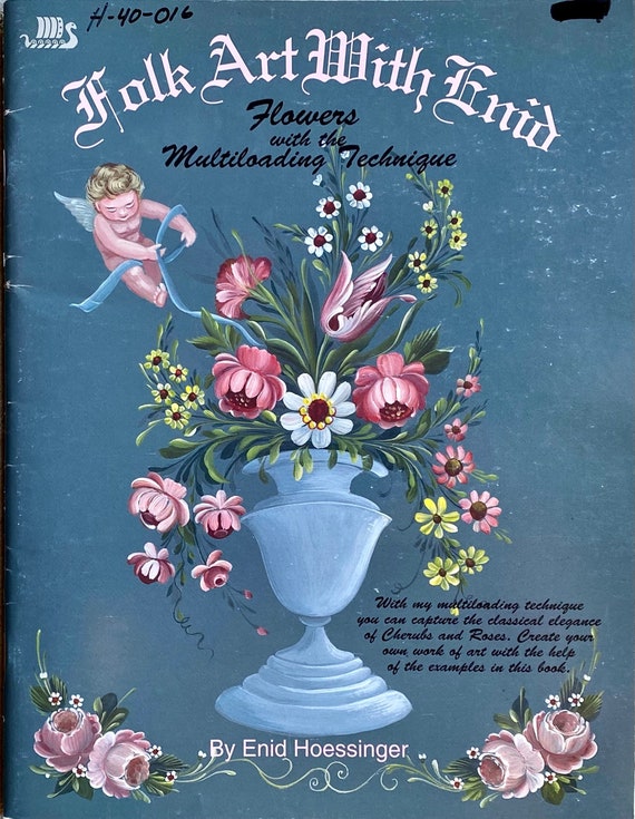 OOP Folk Art With Enid Flowers With the Multiloading | Etsy