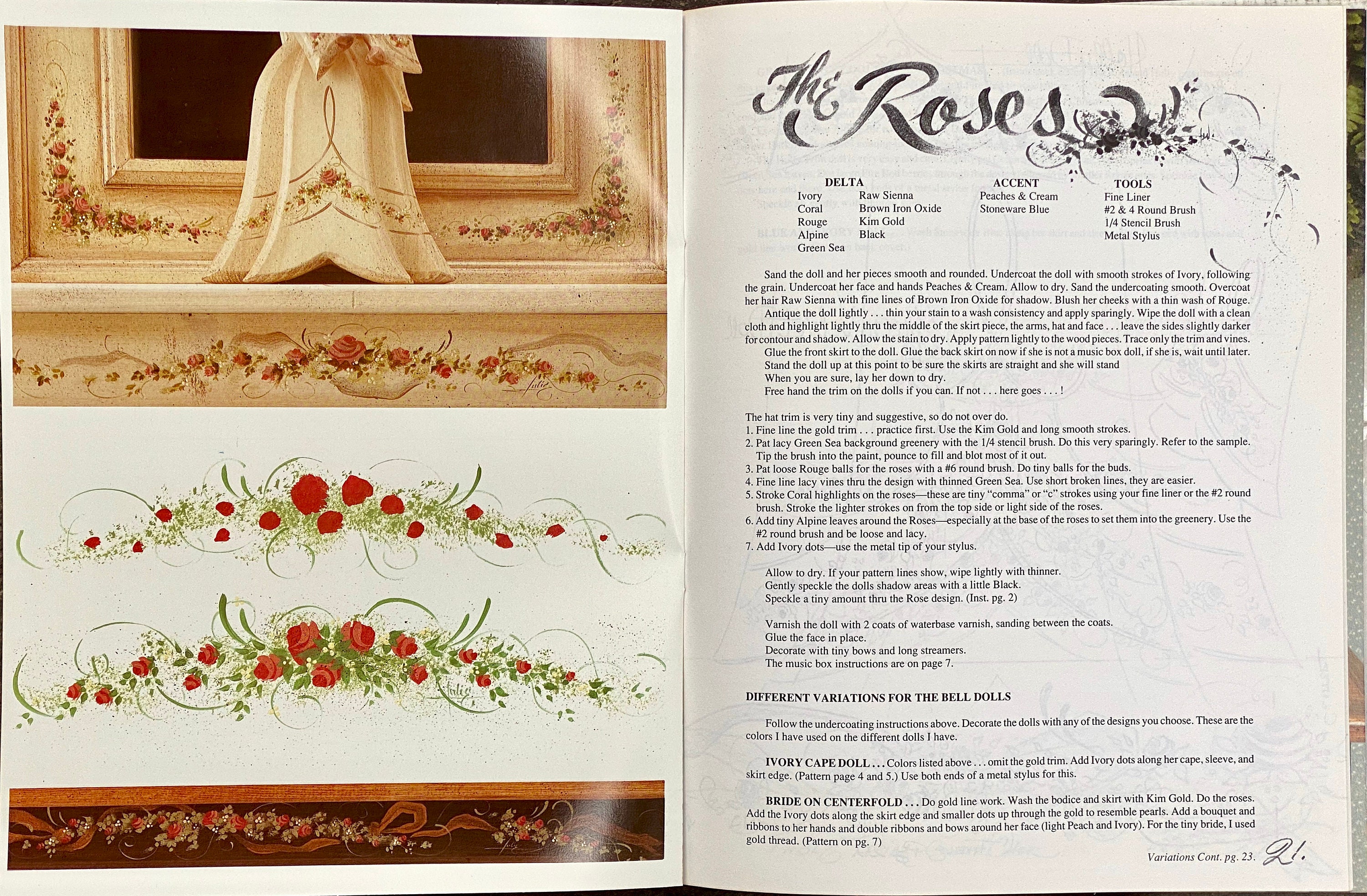 The Country Club Doll Book: by Julie White - Tole Painting & Wood ...