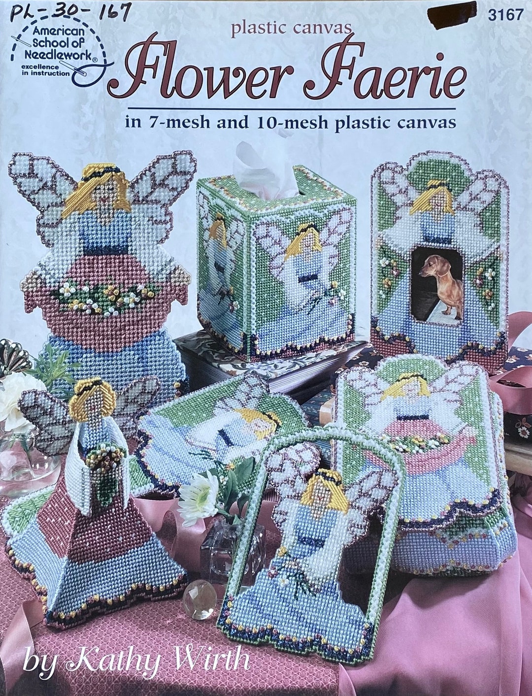 Plastic Canvas Flower Faerie Pattern: ASN #3167 Vintage Craft - Etsy