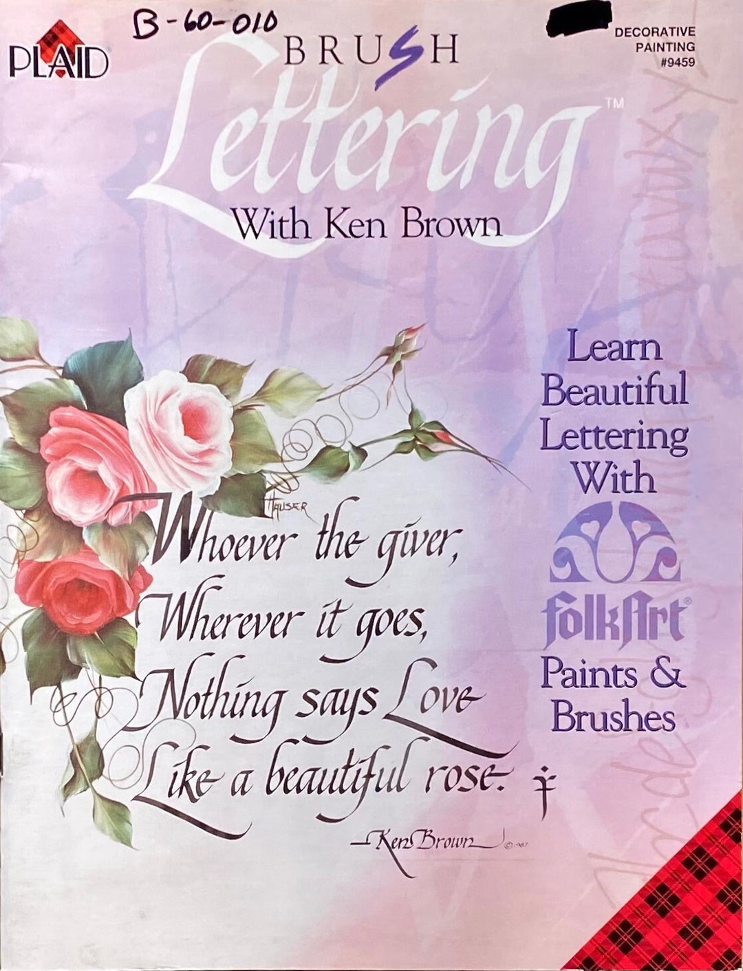 Brush Lettering With Ken Brown: Step-by-step Calligraphy Guide - Etsy