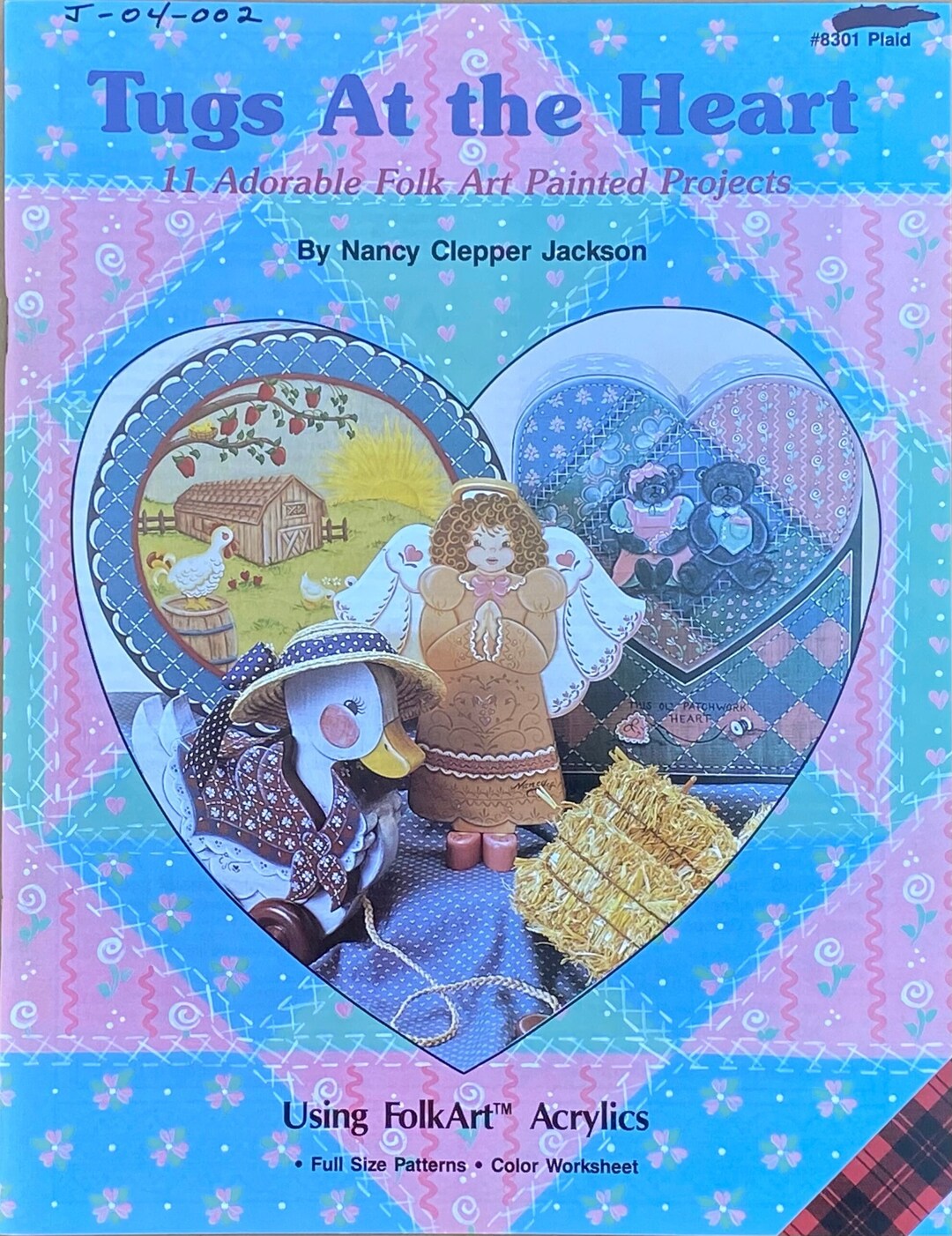 Tugs at the Heart Folk Art Painting Projects Book - Nancy Clapper ...