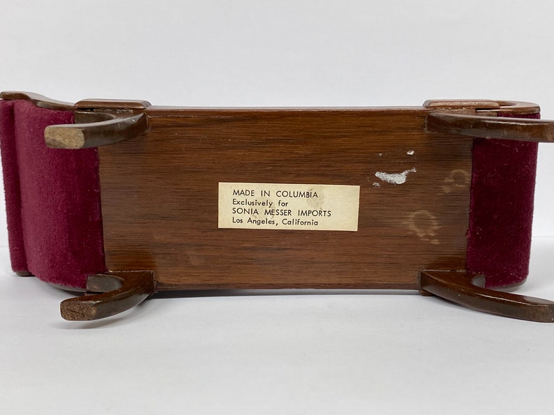 Sonia Messer Imports Burgundy Velvet Chaise Lounge 1 - Etsy UK