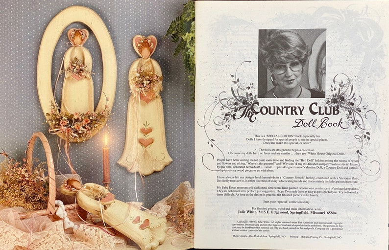 The Country Club Doll Book: by Julie White - Tole Painting & Wood ...