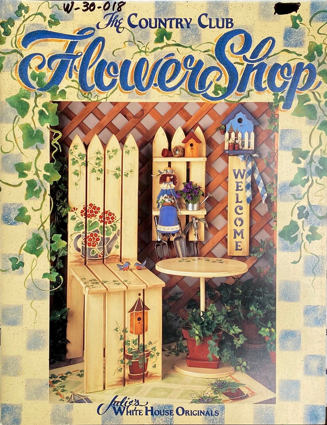Tole Painting Pattern Book: Country Club Flower Shop - Julie White - Etsy