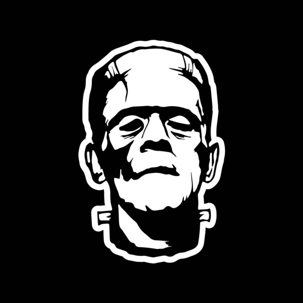 Frankenstein Window Decal - Etsy