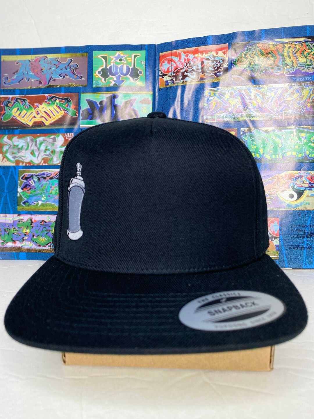 Graffiti Hat , Embroidered Spray Can - Etsy