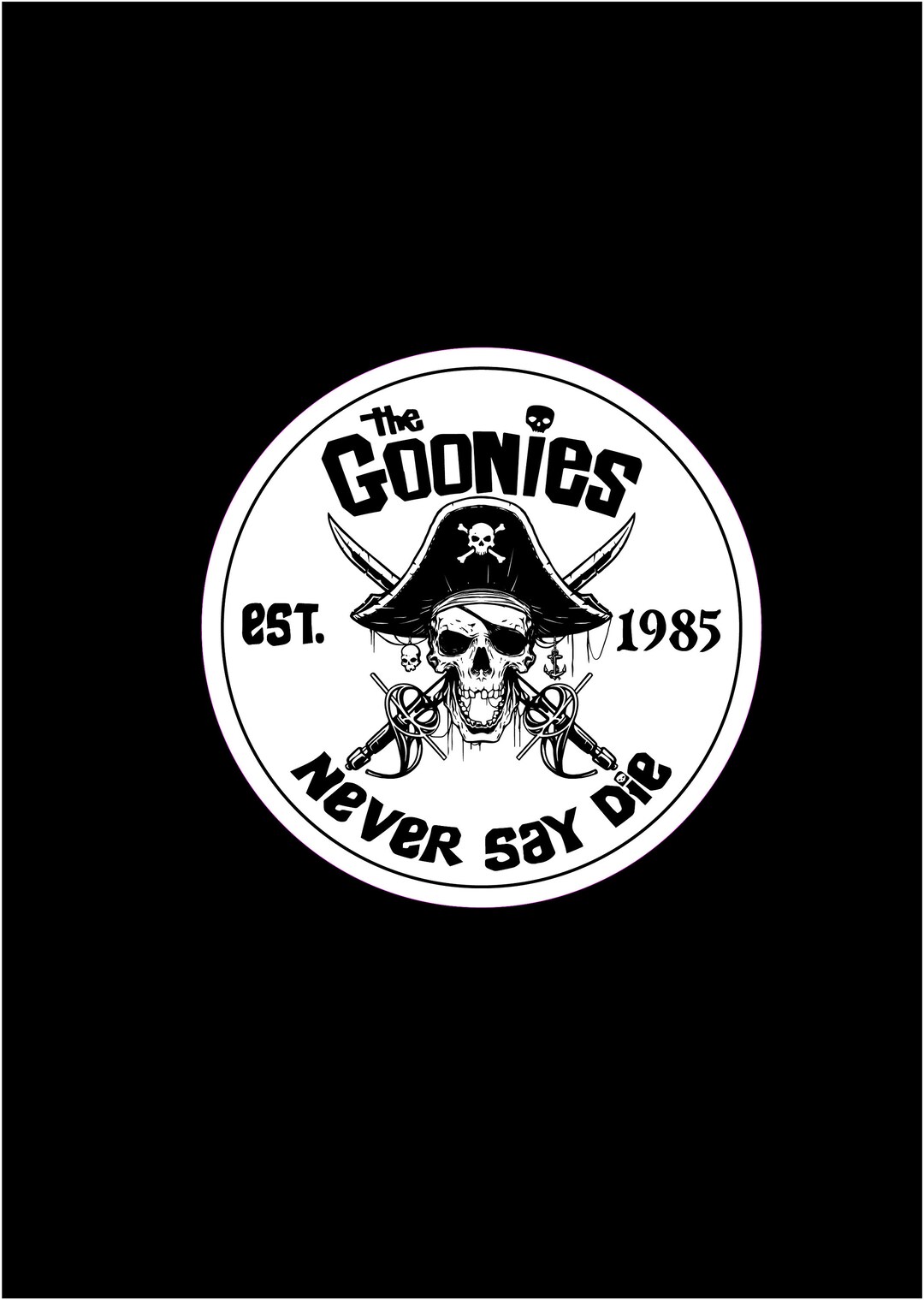 The Goonies, Car Sticker, Water Bottle Sticker, Decal - Glossy Vinyl ...