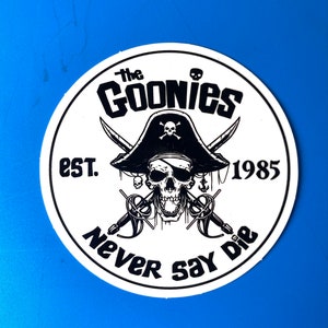 The Goonies, Car Sticker, Water Bottle Sticker, Decal - Glossy Vinyl ...
