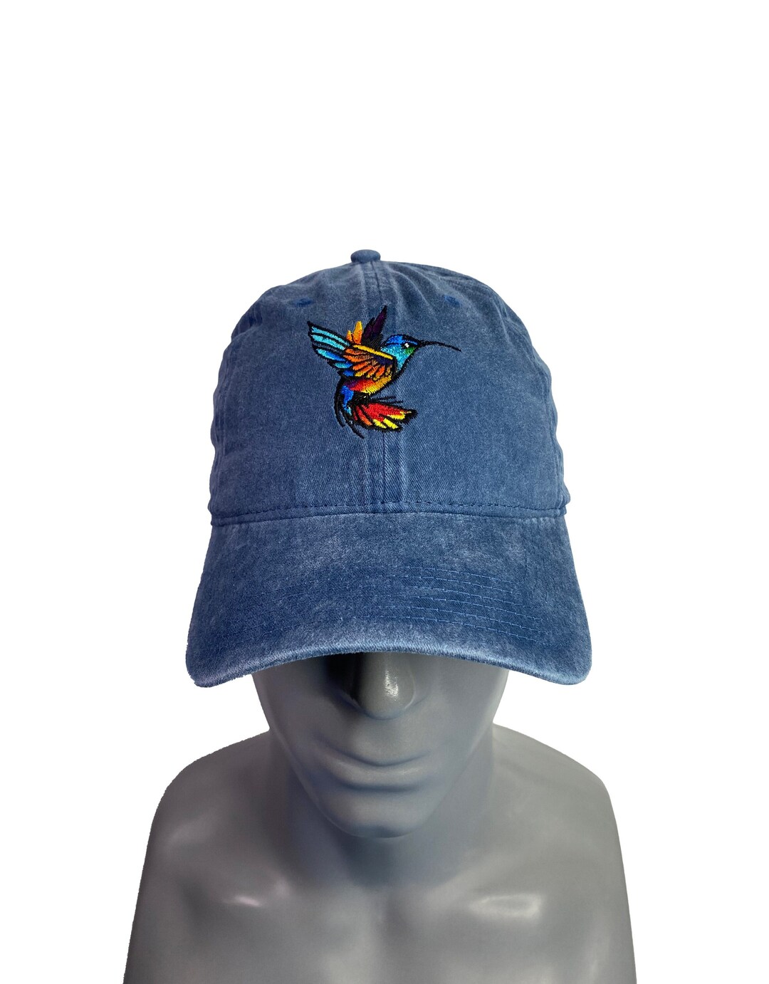 Hummingbird Low Profile Embroidered Hat, Dad Hat. - Etsy