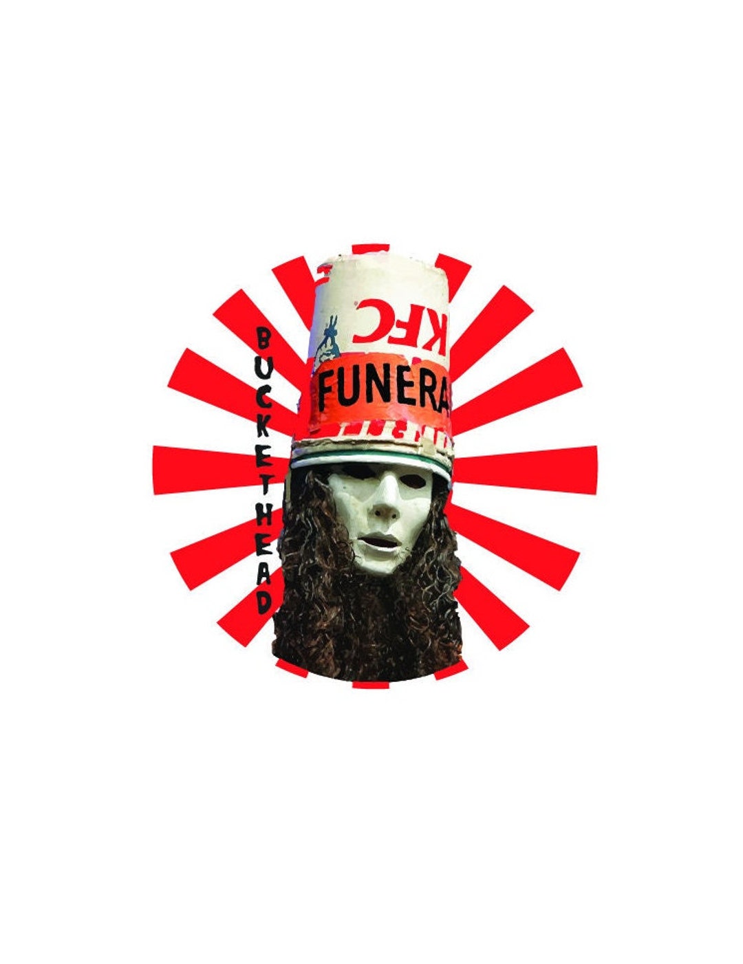 Buckethead Sticker, Guitar God, KFC Laptop Glossy Sticker - Etsy