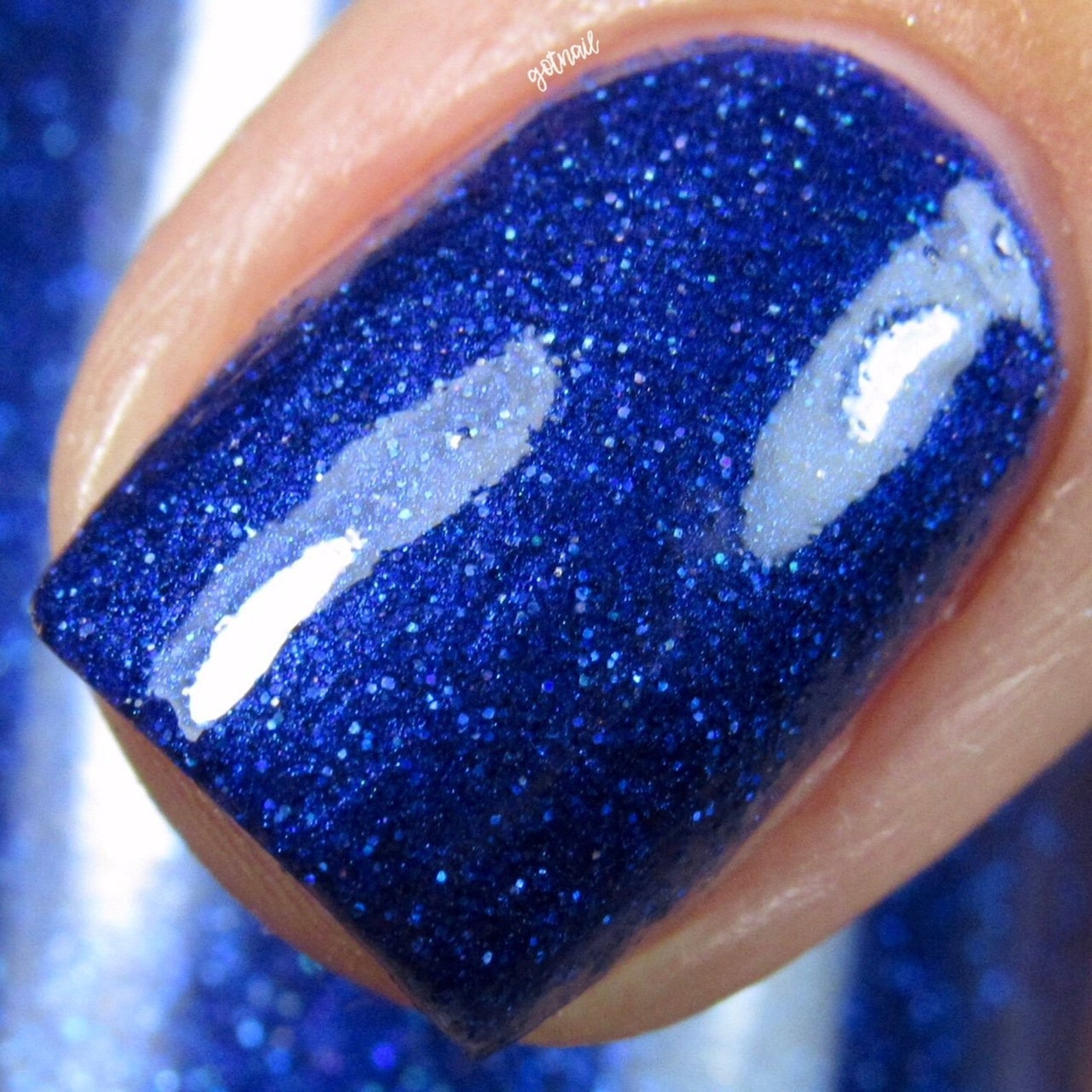 Royal Blue Sapphire Nail Polish - Vegan, Reduced Chemical - Crystal ...