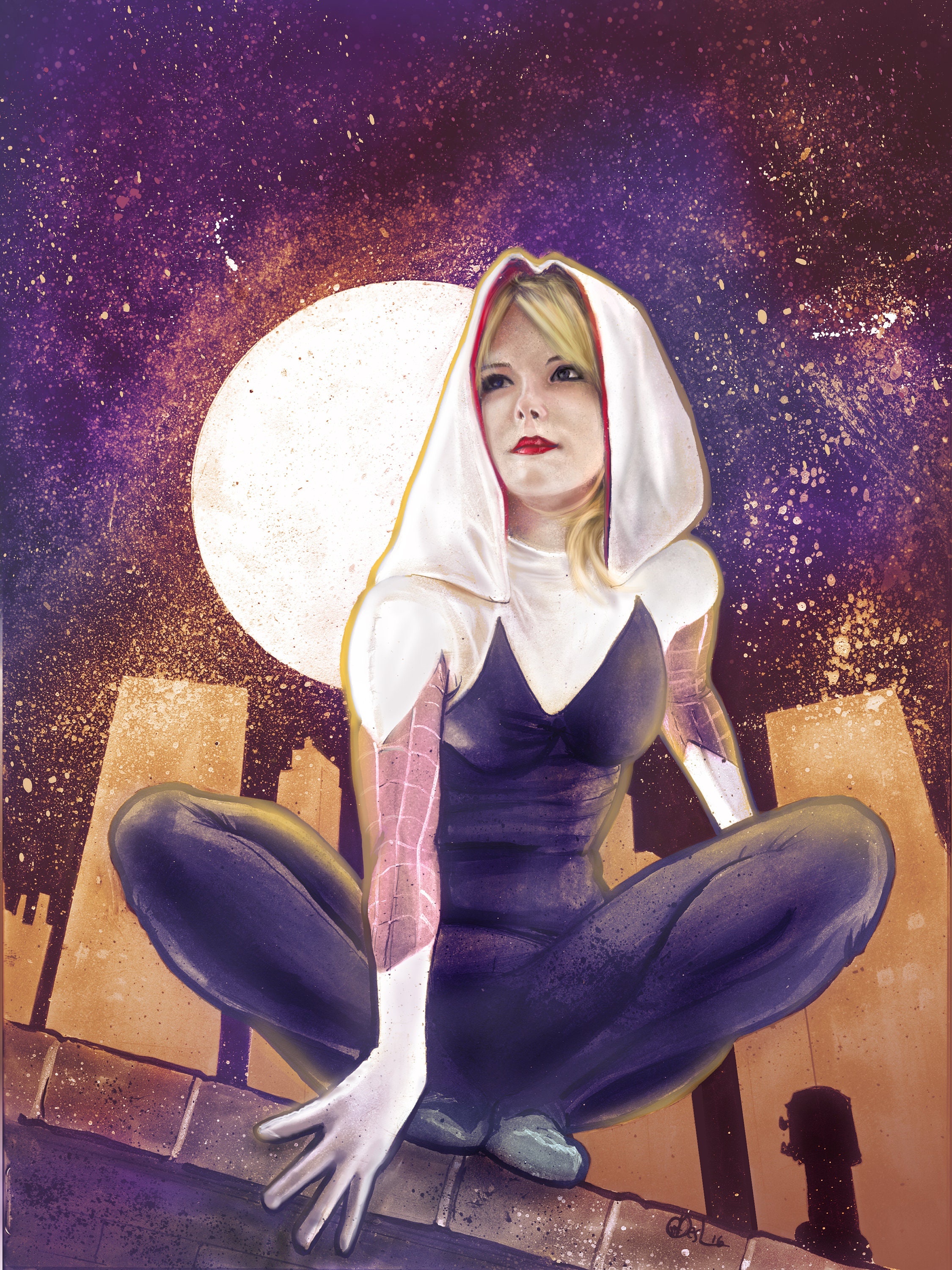 Spider-gwen Poster Print | Etsy