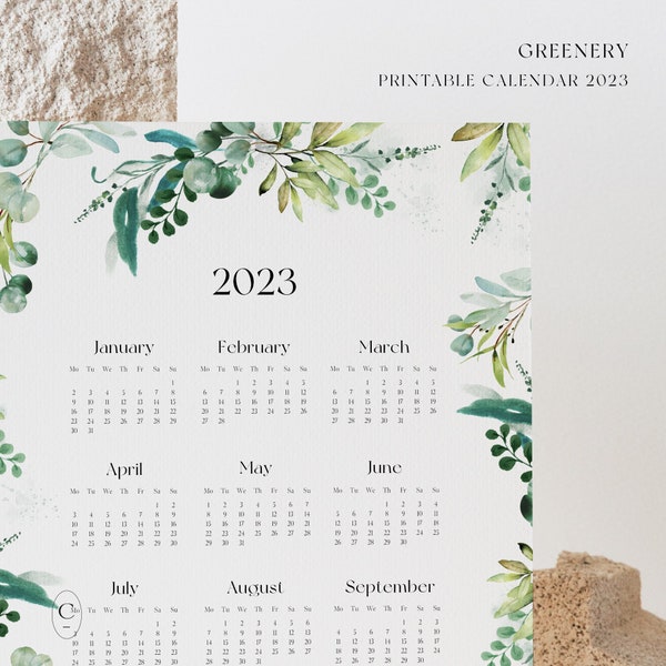 Printable Calendar - Etsy