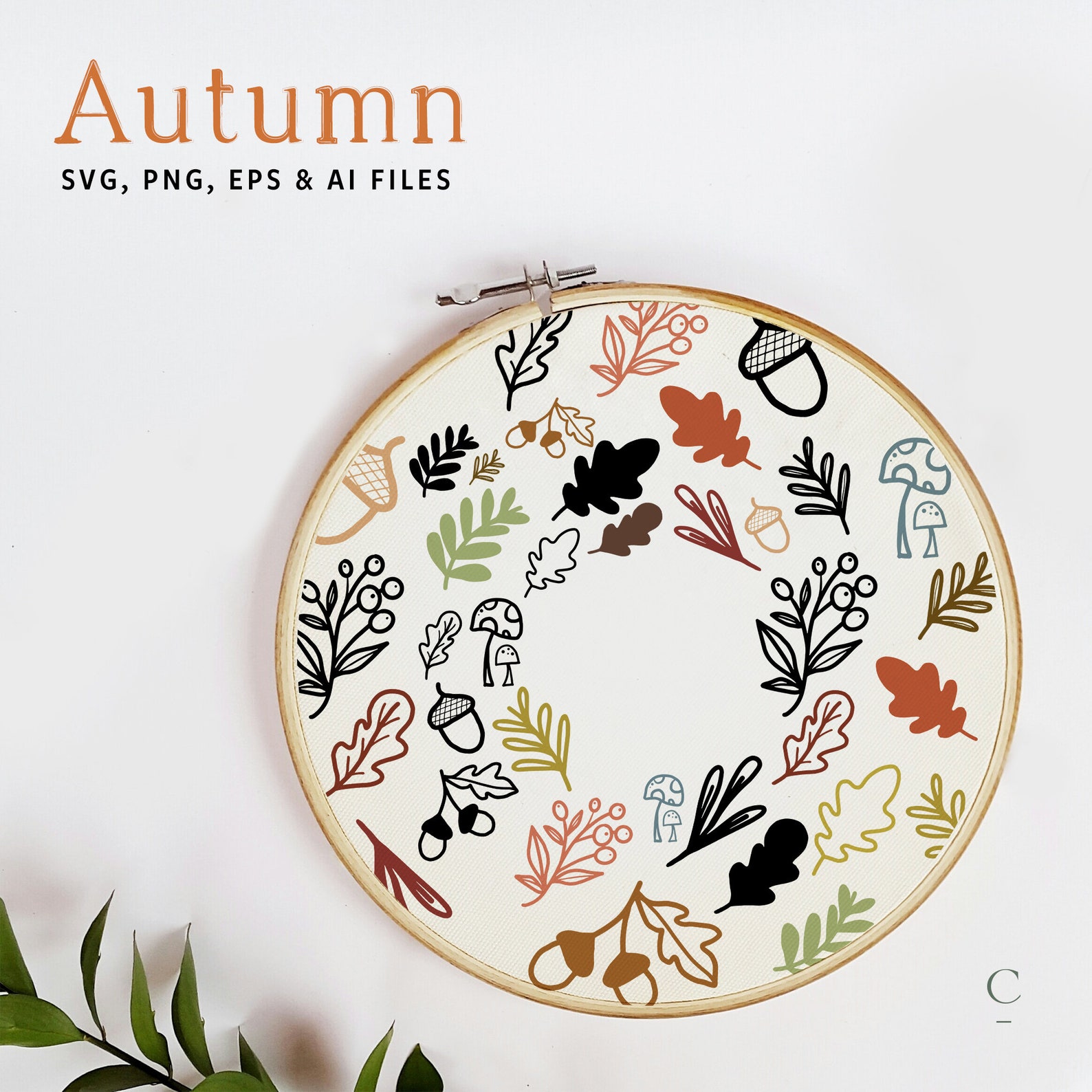 Fall SVG Elements Autumn Png Files Commercial Use Fall - Etsy