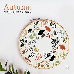 Fall SVG Elements - Autumn Png Files Commercial Use - Fall Clipart ...