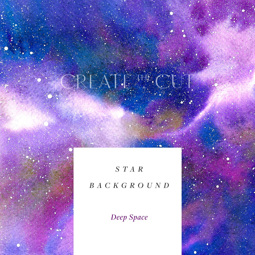Deep Space | Watercolour Star Nebula Background Digital Paper | A4 ...