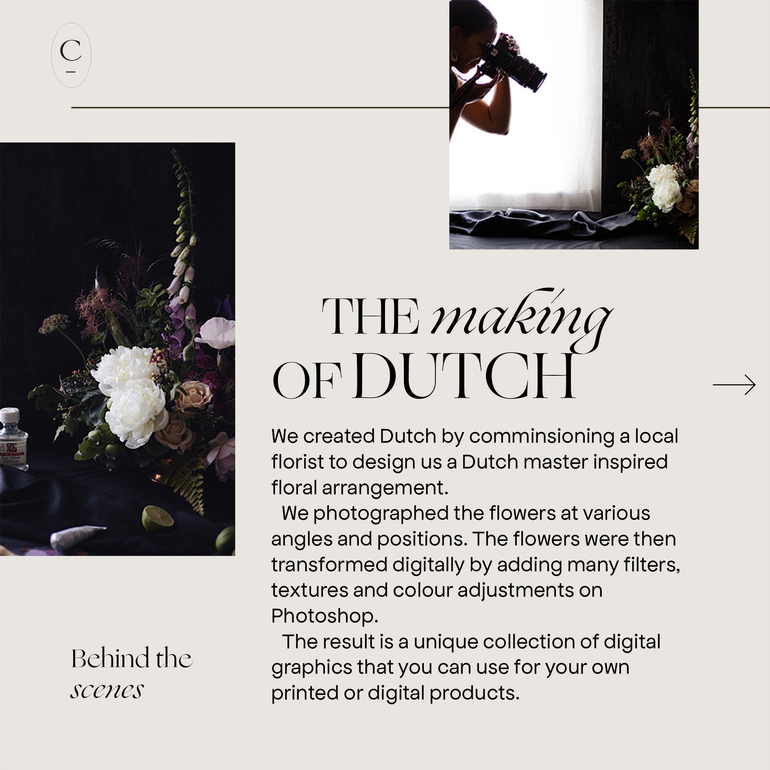 Dutch Floral Clipart - Real Flower Clip Art - Digital Floristry ...