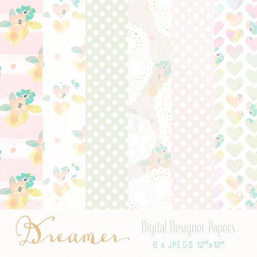 Girly Paper Pack Seamless Patterns Casino Digital Paper | Etsy