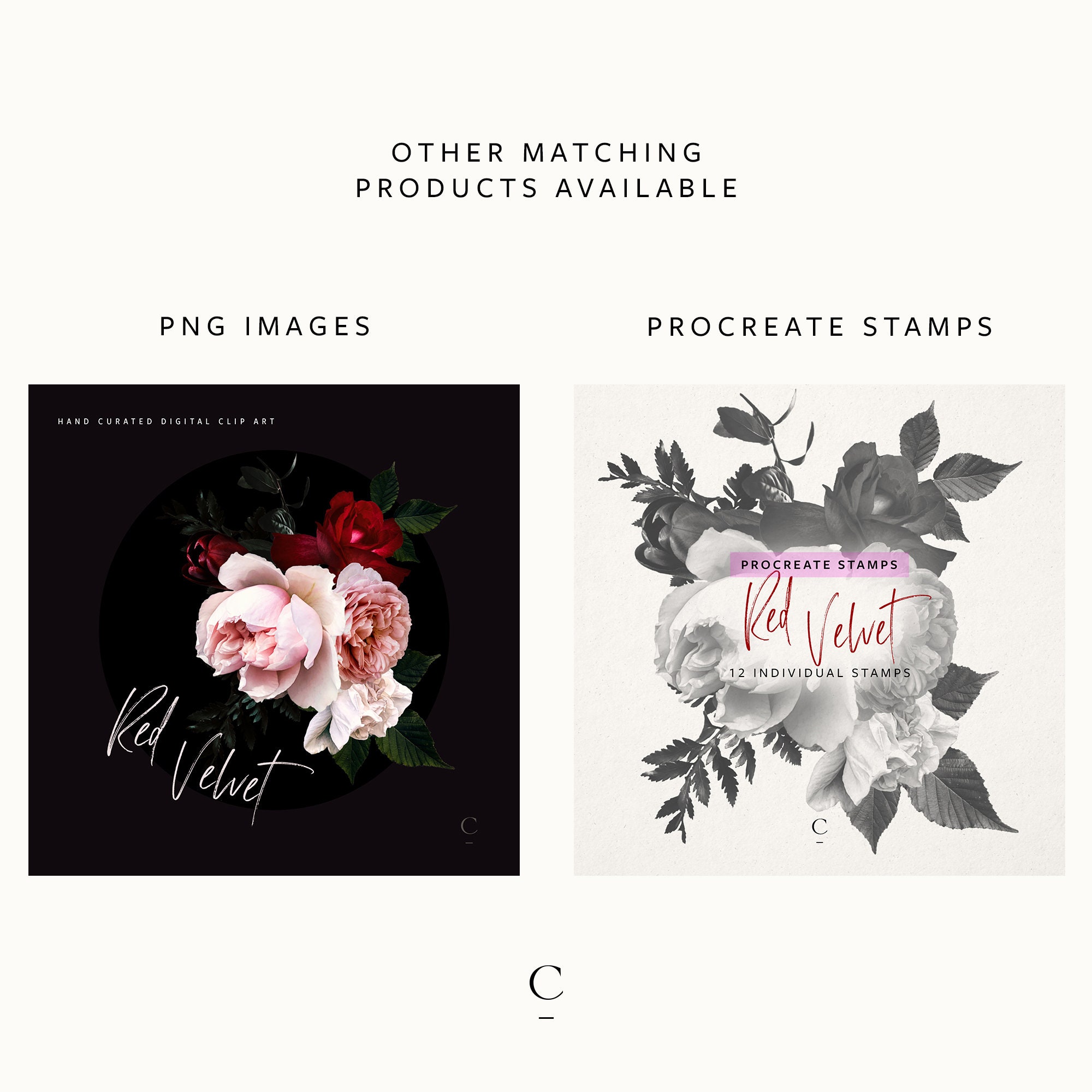 12 Floral Photoshop Brushes Photoshop Stamps Flower Stamps | Etsy