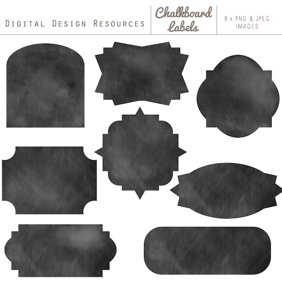 Chalkboard Label Template