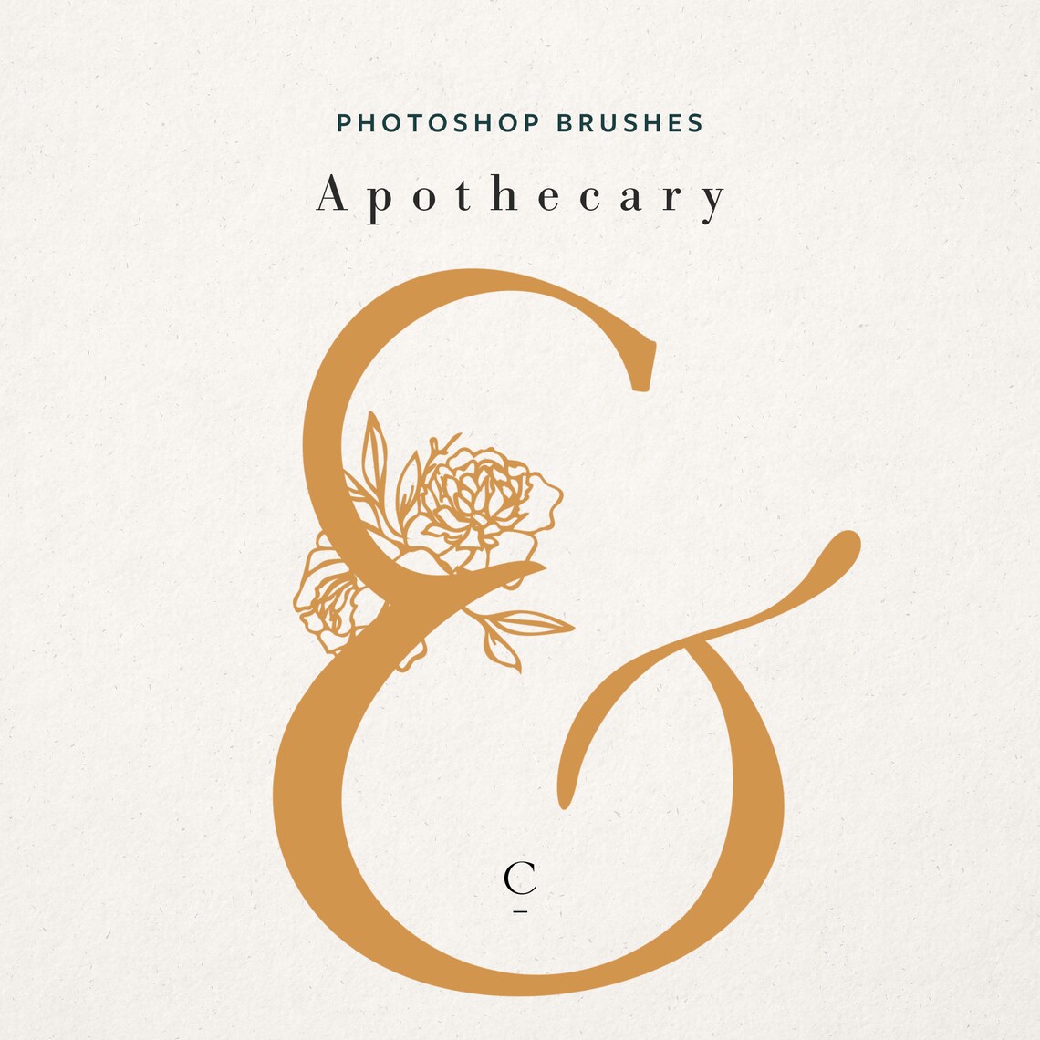 Botanical Alphabet Photoshop Brushes Photoshop Floral - Etsy