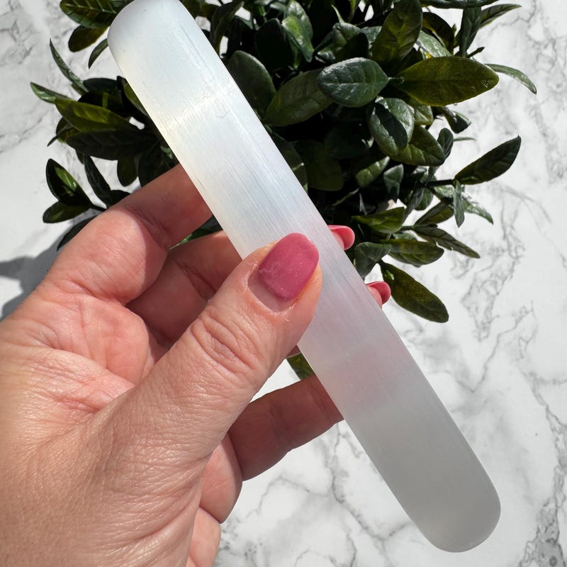 Selenite Wand - Etsy