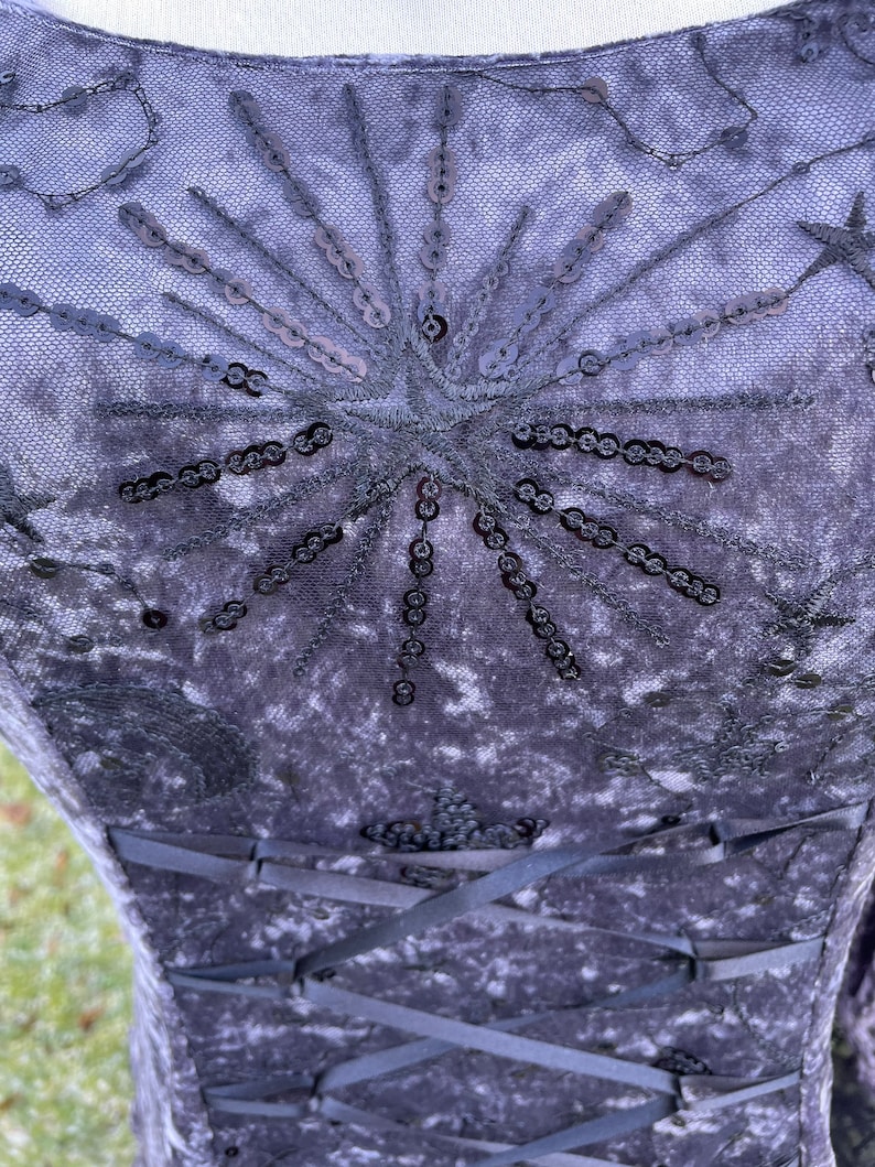 Pewter Dark Silver Celtic Celestial Moon & Stars Boho Fey - Etsy