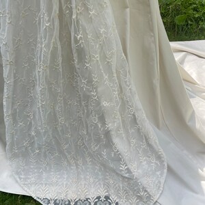 Elfcore Pale Champagne Ivory Duchess Satin Bride Ivory Fairycore Meadow ...