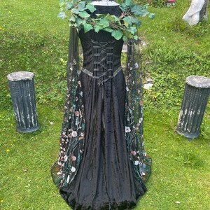 Bespoke Witchcore Goth "timeless Owls in the Graveyard Night " Tudor ...