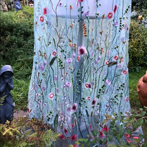 Elfcore Fairycore Dark Lilac & Green Forest Gown Meadow Boho ...