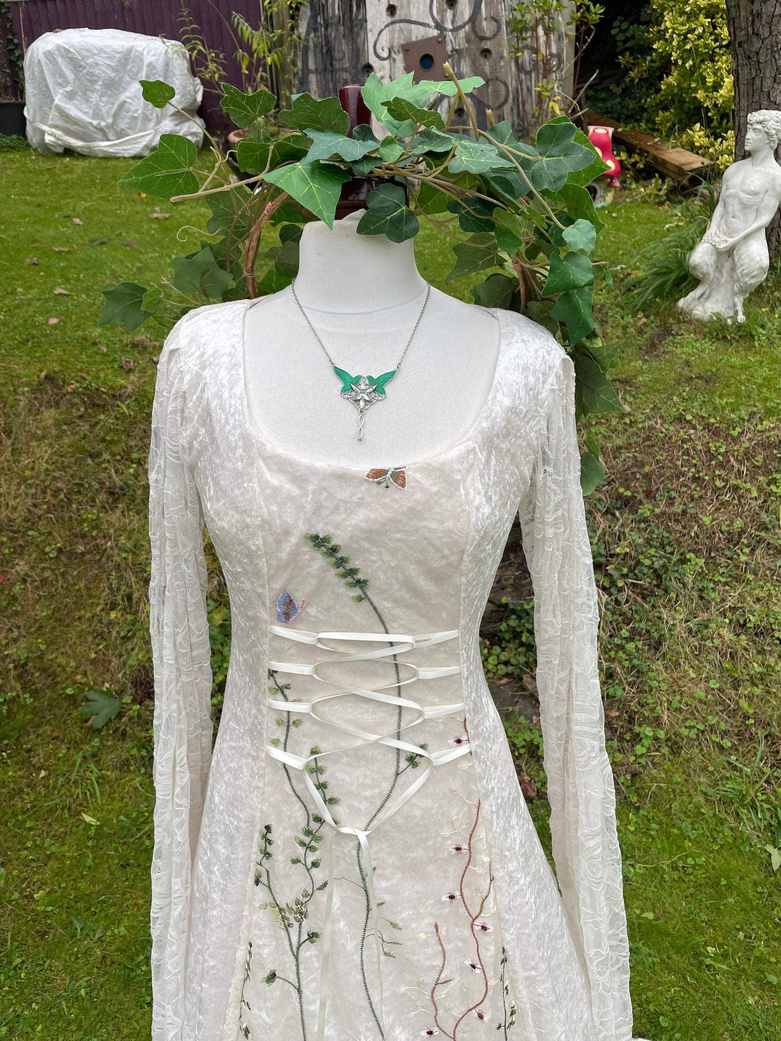 Celtic Ivory Boho Fey Meadow Medieval Renaissance Pagan - Etsy