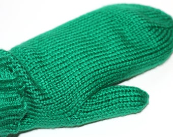Green mittens | Etsy