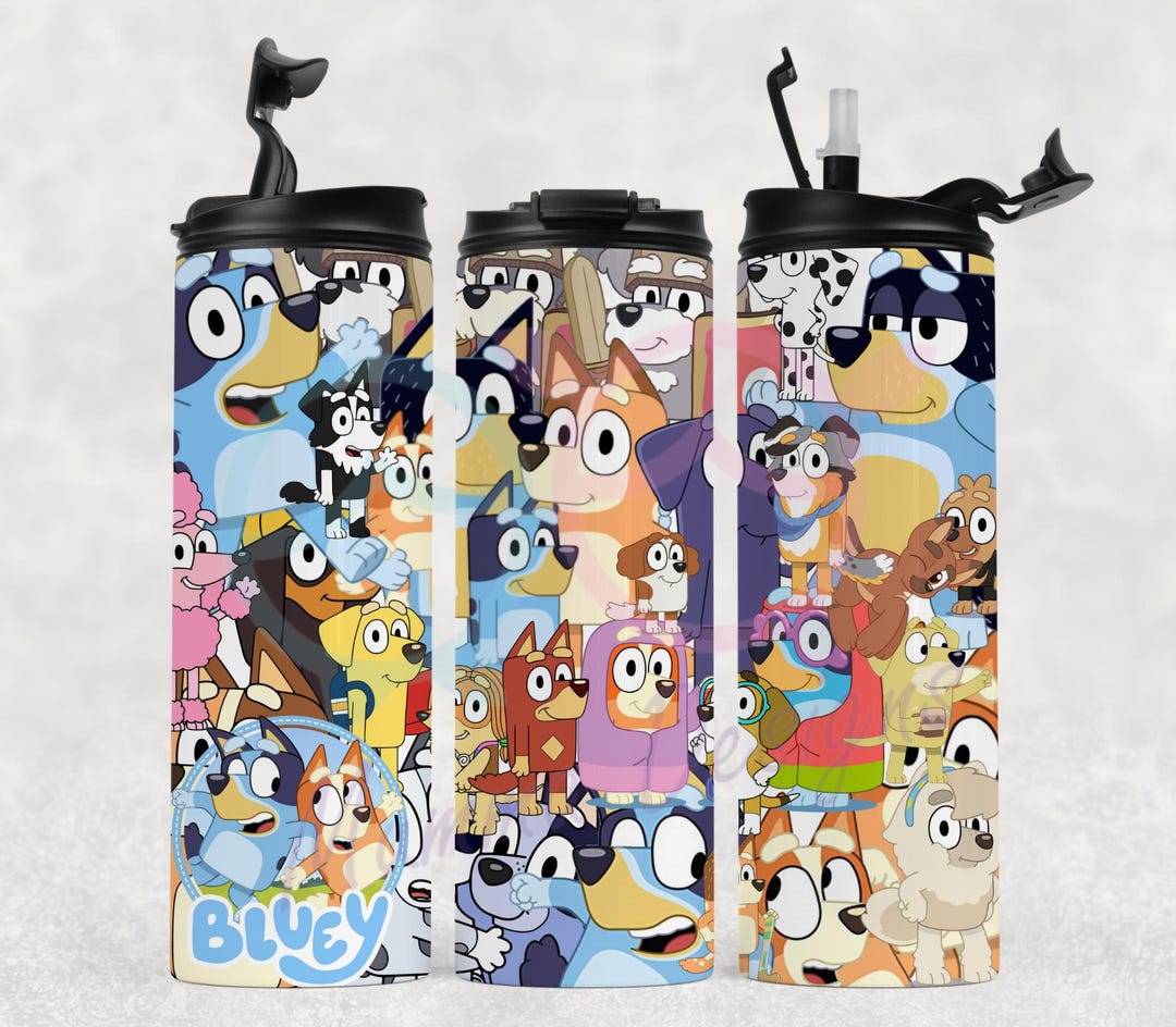 Blue Dog Character 20oz Tumbler Design (downloadable File) - Etsy