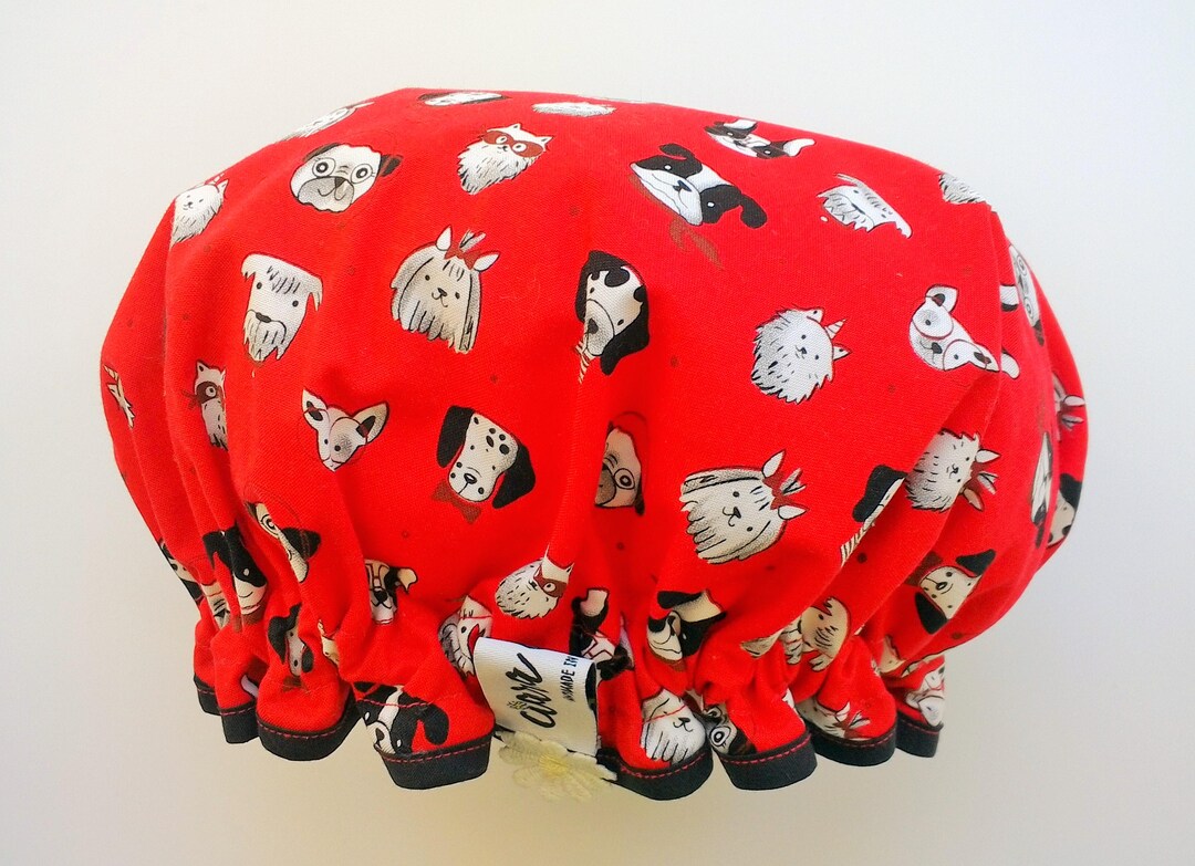 Doggy Themed Luxury Shower/bath Hat/cap - Etsy