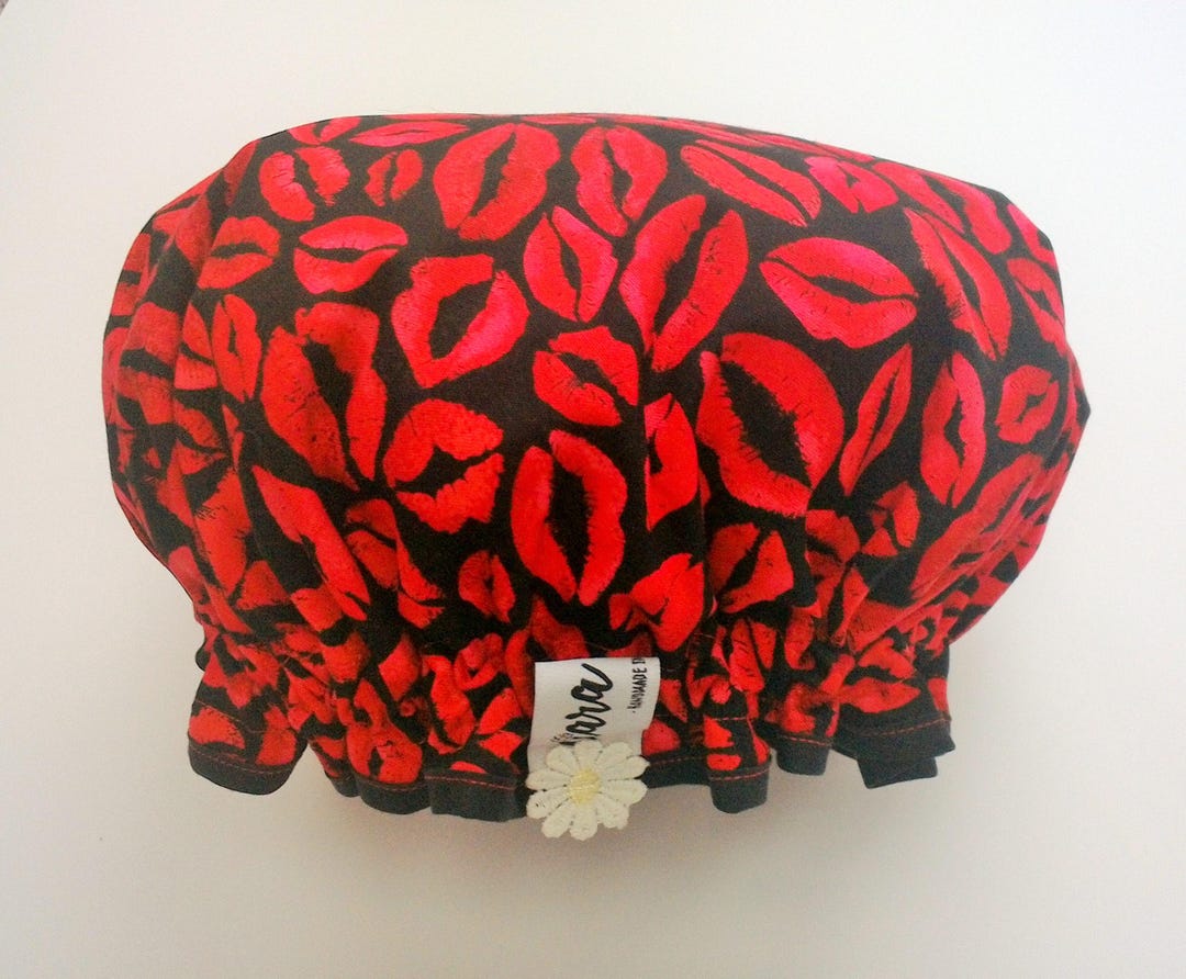 Luscious Lips Design Luxury Shower/bath Hat/cap - Etsy
